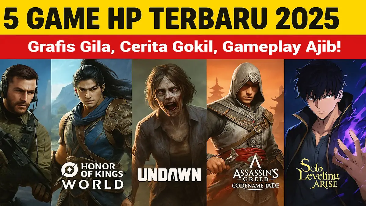 5 Game Hp Terbaru 2025: Grafis Gila, Cerita Gokil, Gameplay Ajib!